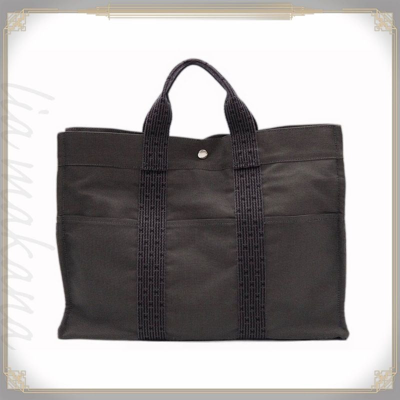 Hermes Her Line Tote MM Bag Business Commuter School Nylon Canvas | The ...